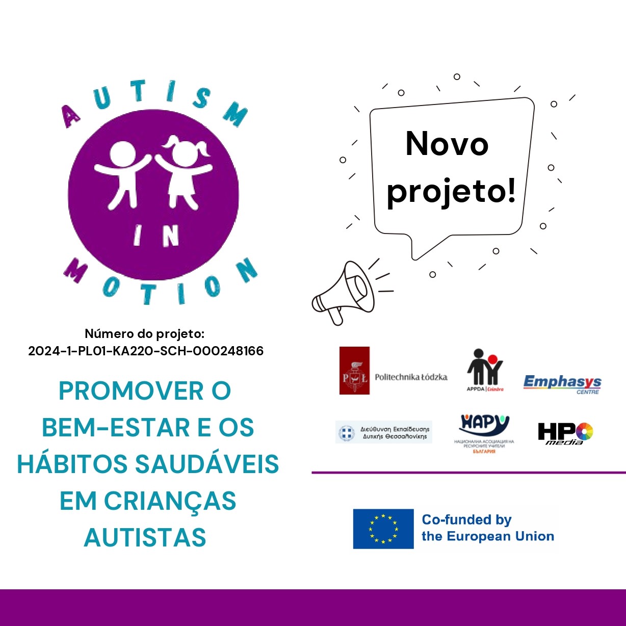 Projeto AiM | AUTISM in MOTION - APPDA | Coimbra